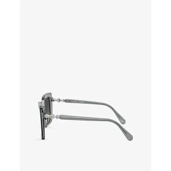 SWAROVSKI Irregular-frame Acetate Sunglasses