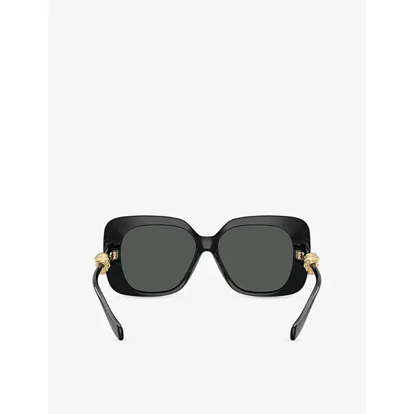 Versace Square-frame Injected Sunglasses - Black