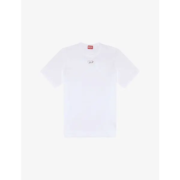 DIESEL® T Adjust Logo-embroidered Short-sleeve Cotton T-shirt - 100