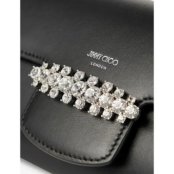 JIMMY CHOO Bing Leather Wallet-on-chain