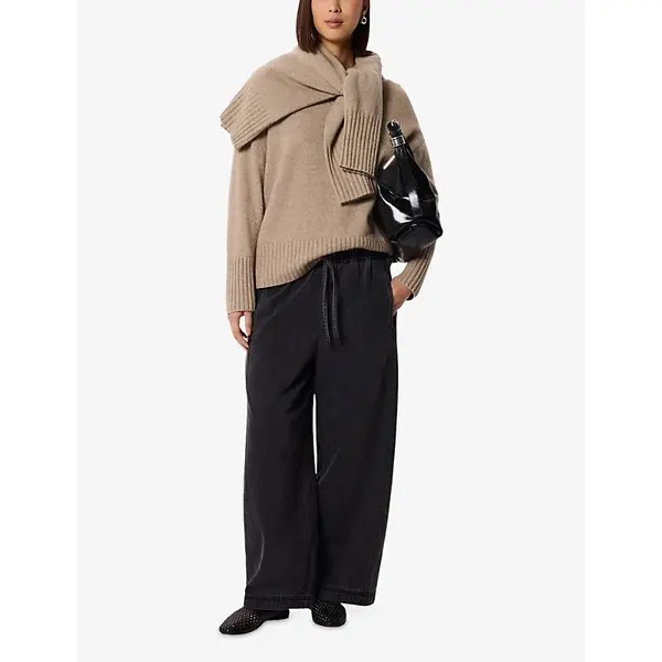 Whistles Barrel-leg Denim Trousers