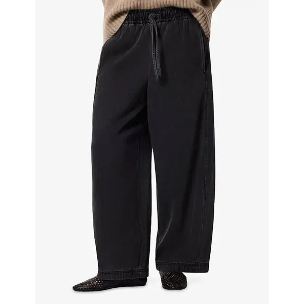 Whistles Barrel-leg Denim Trousers