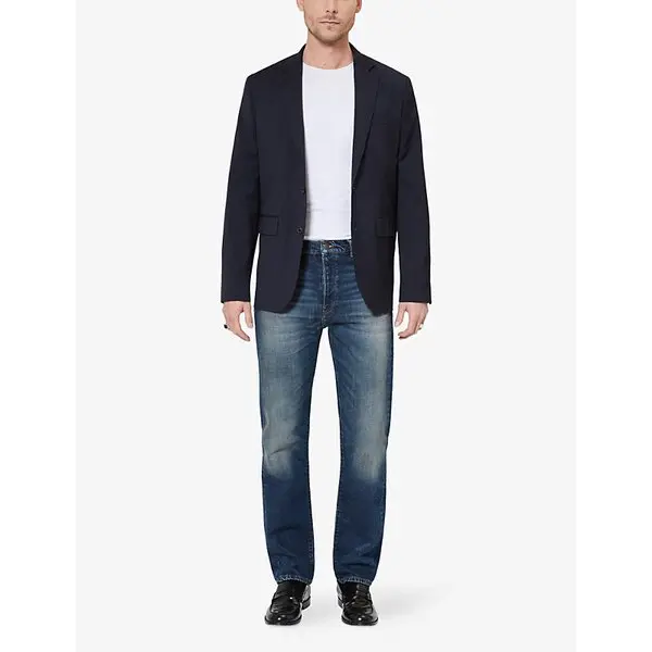 The Kooples Faded Straight-leg Jeans