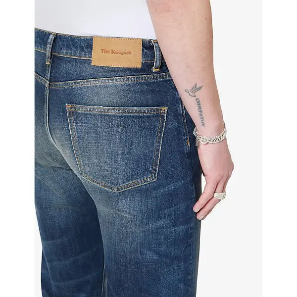 The Kooples Faded Straight-leg Jeans