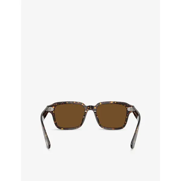 Oliver Spencer Ov5562su Errisson Pillow-frame Acetate Sunglasses - Brown
