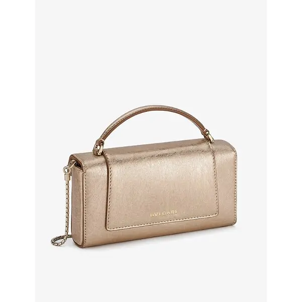 BVLGARI Serpenti Forever Leather Cross-body Phone Case