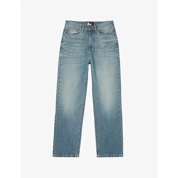 The Kooples Straight-cut Relaxed-fit High-rise Denim Jeans