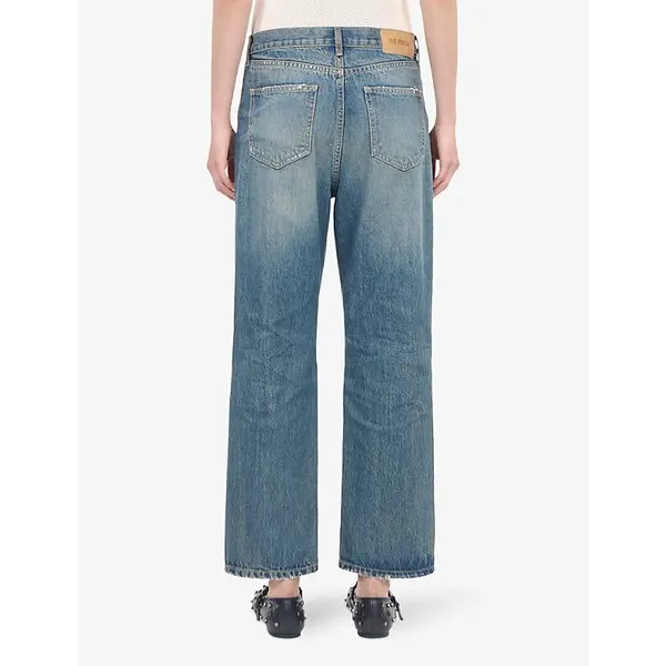 The Kooples Straight-cut Relaxed-fit High-rise Denim Jeans
