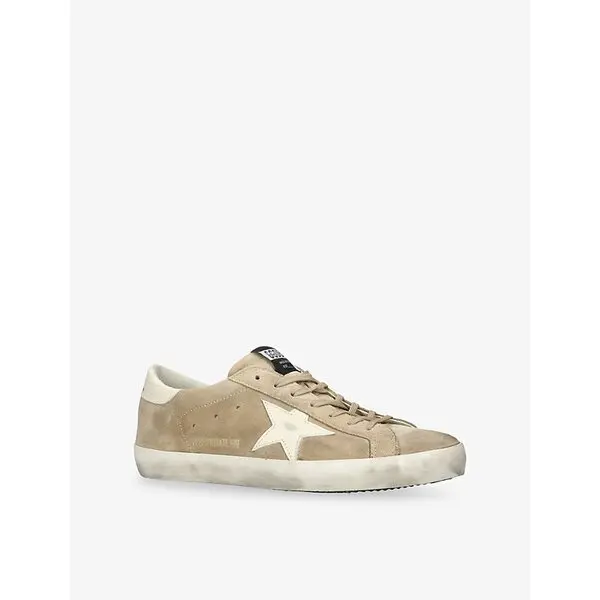 GOLDEN GOOSE Super-star Suede Trainers - Beige