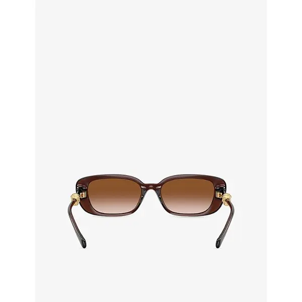 Versace Pillow-frame Sunglasses With Gold-toned Hardware