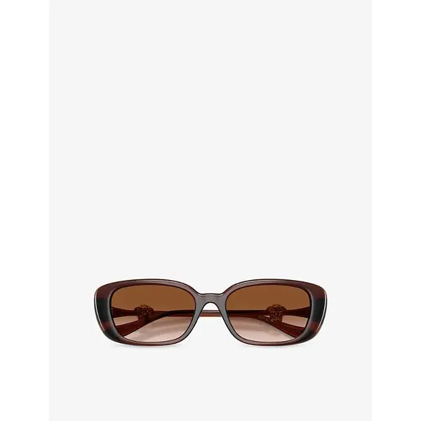Versace Pillow-frame Sunglasses With Gold-toned Hardware