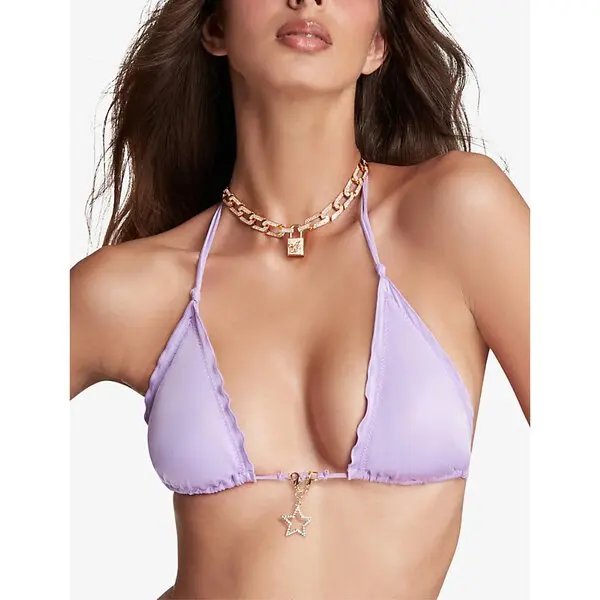Agent Provocateur Triangle Bikini Top - Lilac
