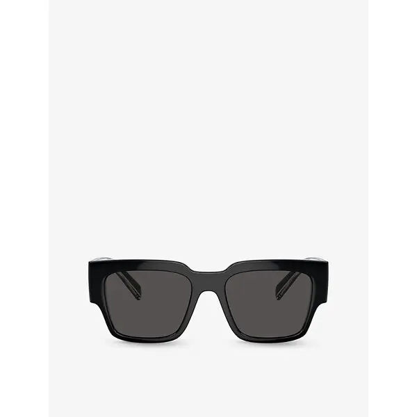Dolce & Gabbana Square Frame Injected Sunglasses - Black