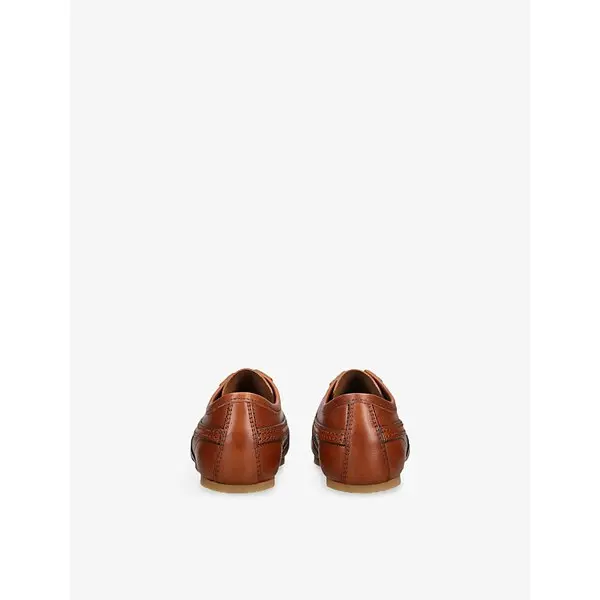 Dries Van Noten Dustin Leather Trainers - Tan