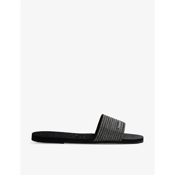 Havaianas Malta Cool Rubber Flip Flops - Black