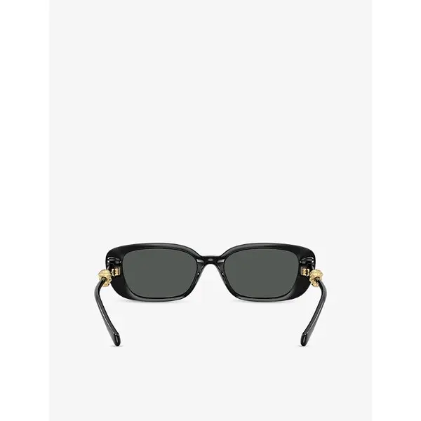 Versace Pillow-frame Injected Sunglasses - Black