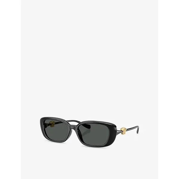 Versace Pillow-frame Injected Sunglasses - Black