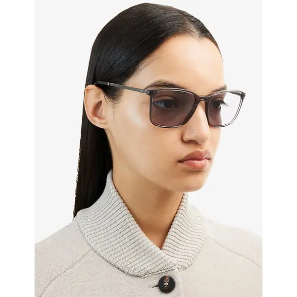 Giorgio Armani Ar8197 Square-frame Acetate Sunglasses