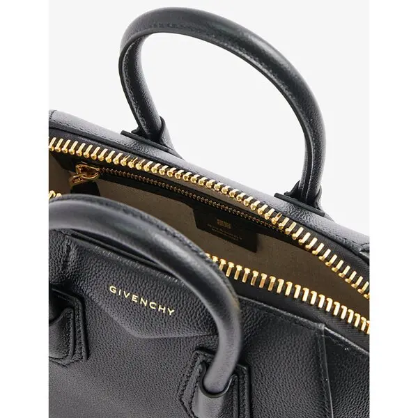 Givenchy Antigona Mini Grained Leather Top Handle Bag - Black