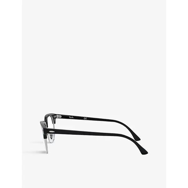 Ray-ban Clubmaster Acetate Optic Glasses - Black
