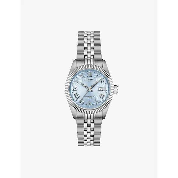 TISSOT Ballade Stainless-steel Automatic Watch - Blue
