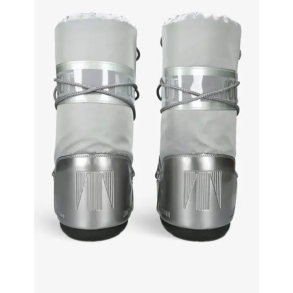 Moon Boot Icon Glance Metallic Shell Boots - Silver