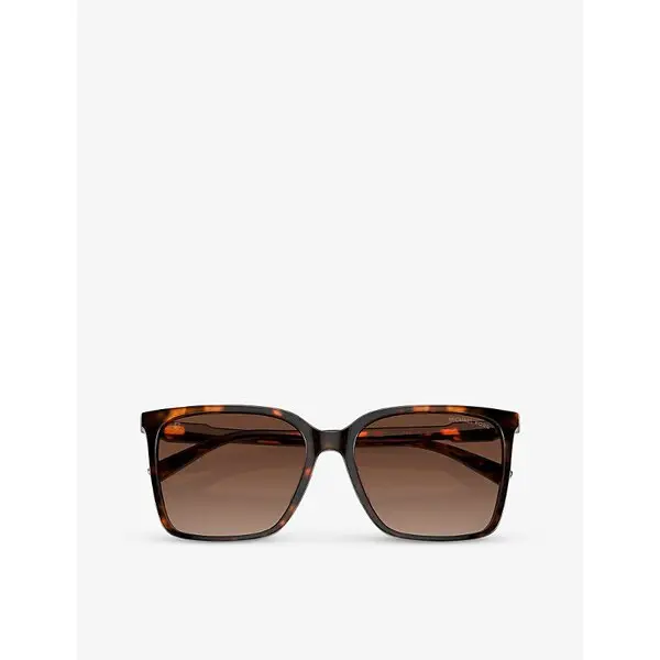 Michael Kors Canberra Square-frame Tortoiseshell Acetate Sunglasses - Brown