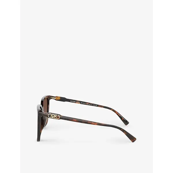 Michael Kors Canberra Square-frame Tortoiseshell Acetate Sunglasses - Brown