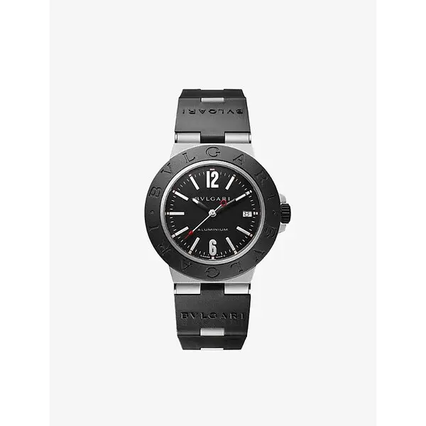 BVLGARI Aluminium Titanium Automatic Watch - Rubber