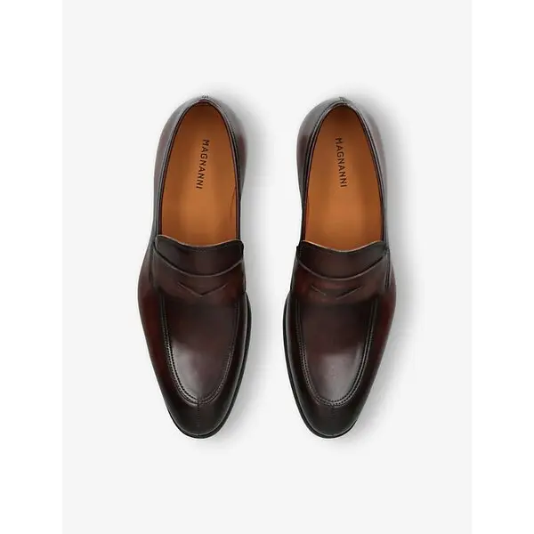 Magnanni Madison Leather Loafers - Tan