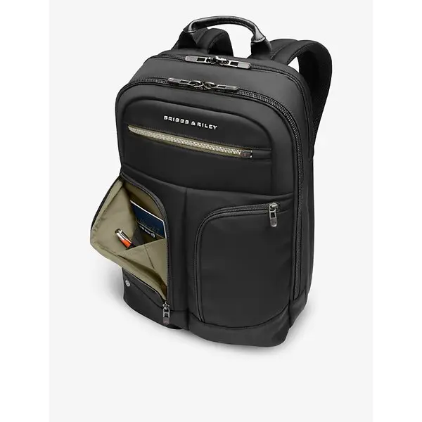 Briggs & Riley Hta Slim Expandable Ballistic-nylon Backpack