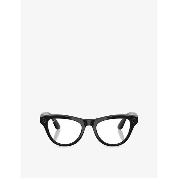 RAY-BAN META Ray-ban X Meta Skyler Cat-eye Frame Eyeglasses - Black