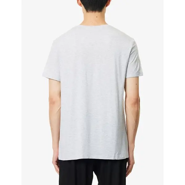 Derek Rose Ethan Crewneck Stretch-jersey T-shirt - Silver