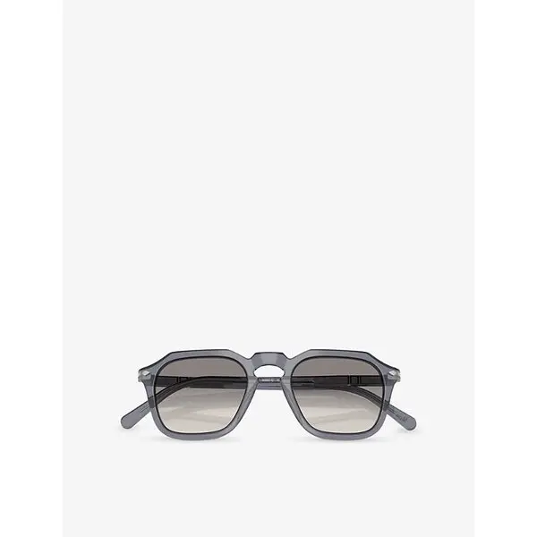Persol Square Frame Acetate Sunglasses - Blue
