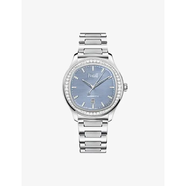 PIAGET Polo Stainless Steel And Diamond Watch 36mm - Silver
