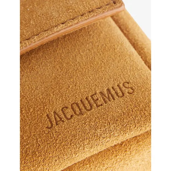 Jacquemus Bambino Chaîne Suede Shoulder Bag - Camel