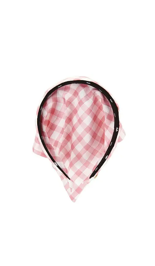 Lele Sadoughi Jackie Vintage Check Handkerchief Headband