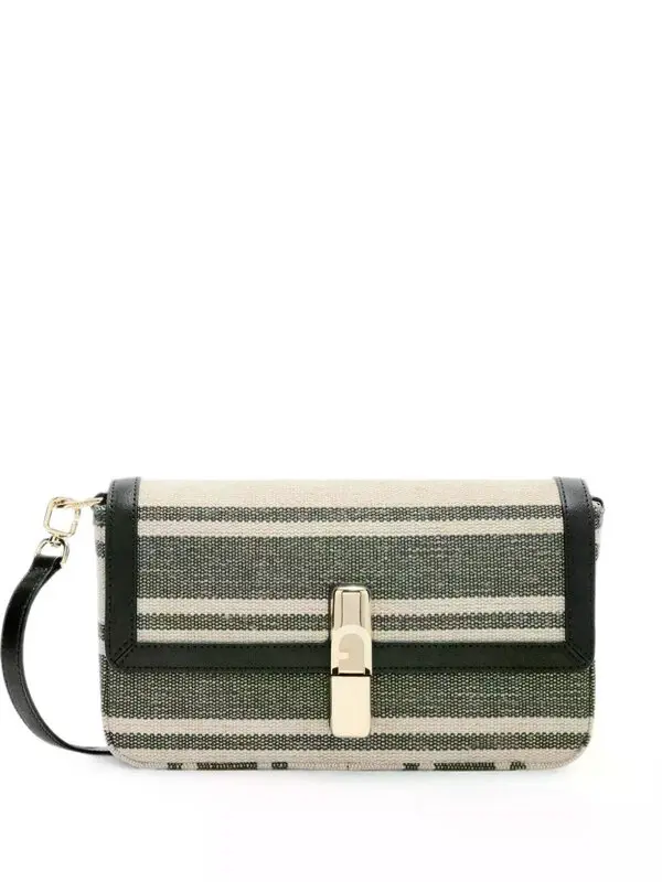 Furla Small Striped Crossbody Bag - Blue