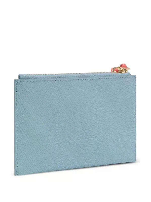 Furla Leather Zip Clutch - Blue