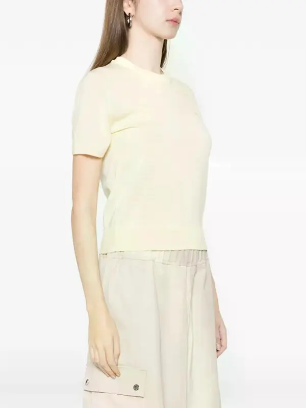 Maison Kitsuné Logo Patch T-shirt - Neutrals