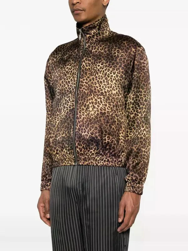 ERNEST W. BAKER Animal Print Zip-fastening Jacket