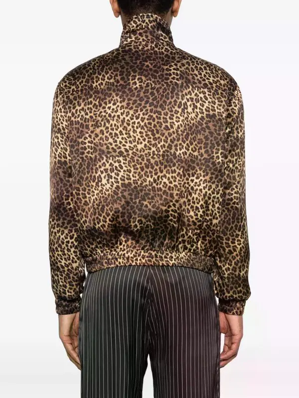 ERNEST W. BAKER Animal Print Zip-fastening Jacket