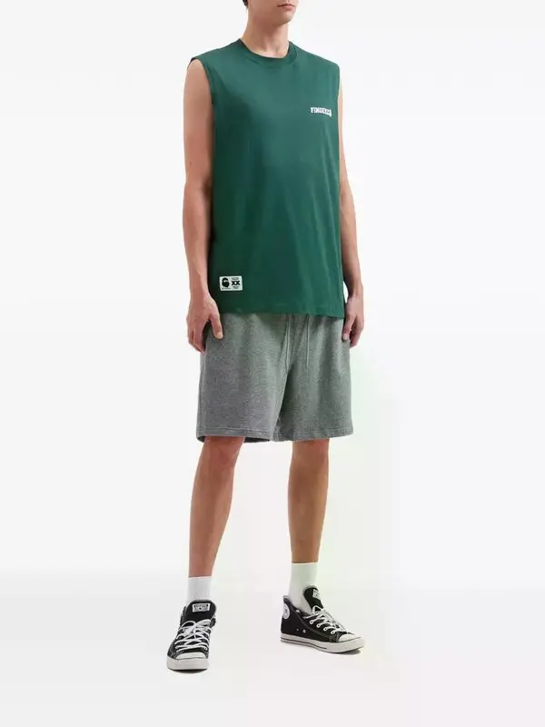 FINGERCROXX Drawstring Track Shorts - Grey