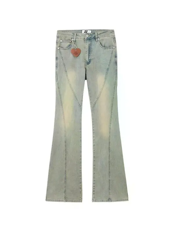 Izzue Panelled Flared Jeans