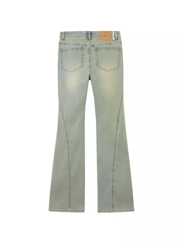Izzue Panelled Flared Jeans