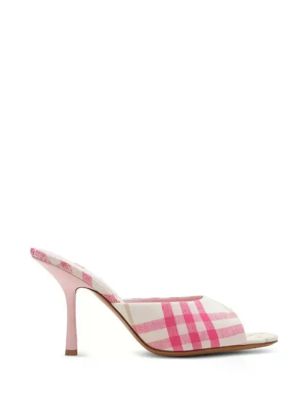 Burberry Check Mews High Sandals