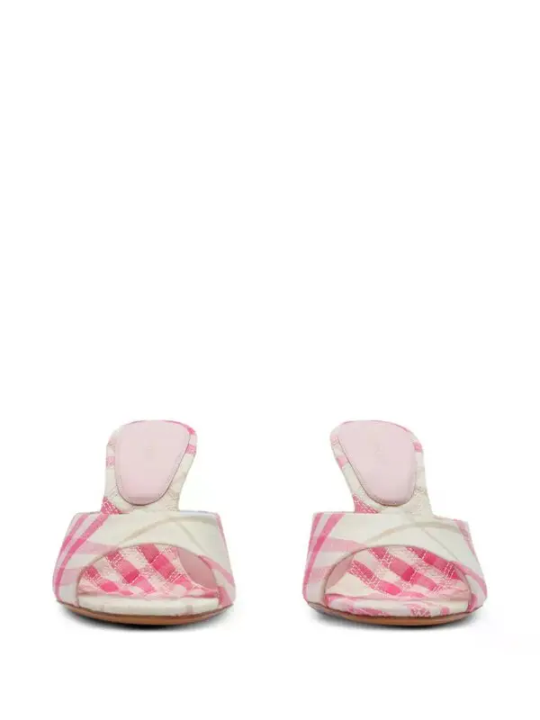 Burberry Check Mews High Sandals