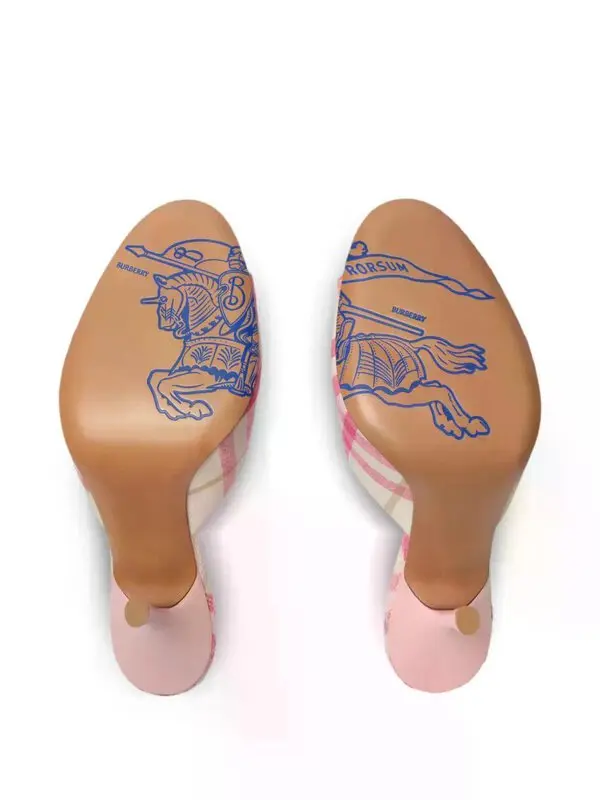 Burberry Check Mews High Sandals