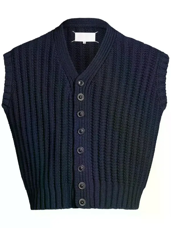 MAISON MARGIELA Ribbed Wool Vest
