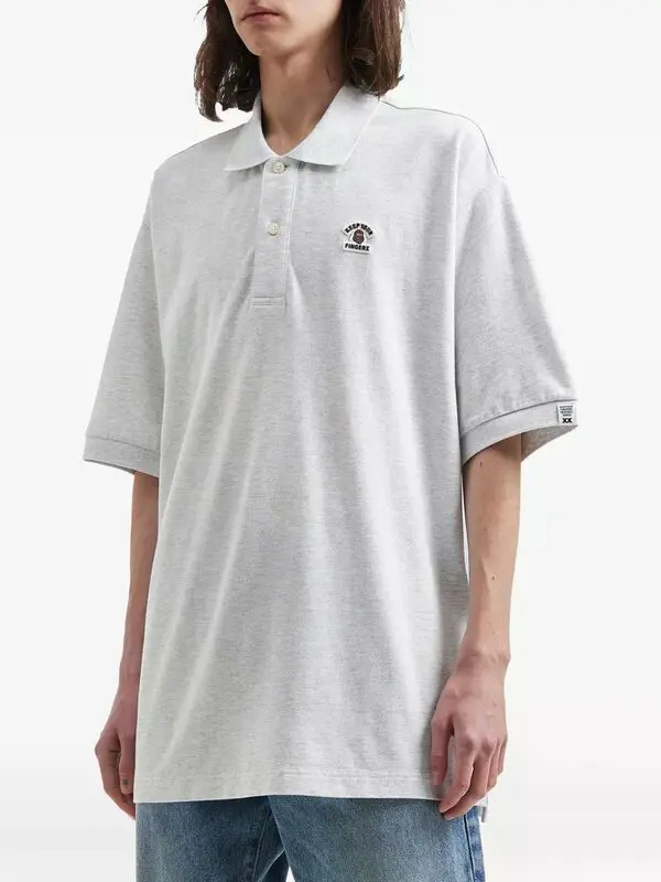 FINGERCROXX Logo-appliqué Polo Shirt